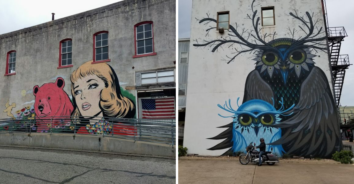 The Texas town where colorful murals turn every street into an open-air ...