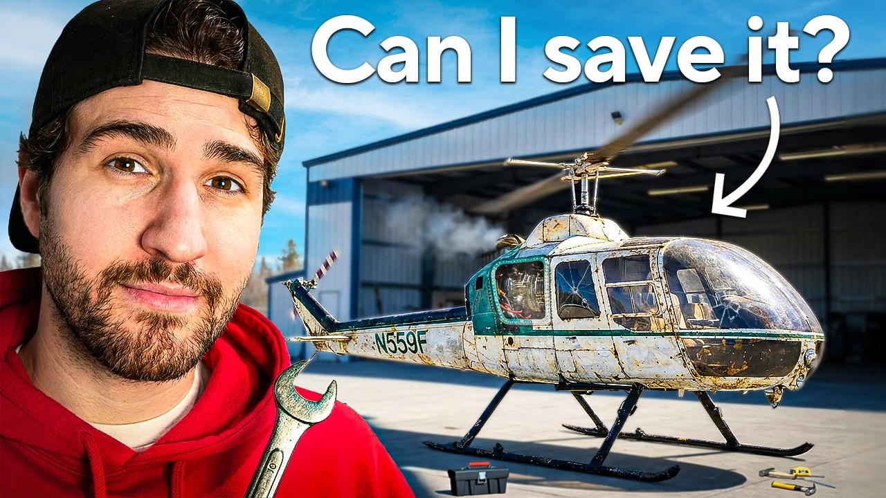 Watch me restore a 1970s helicopter! (Part 2)