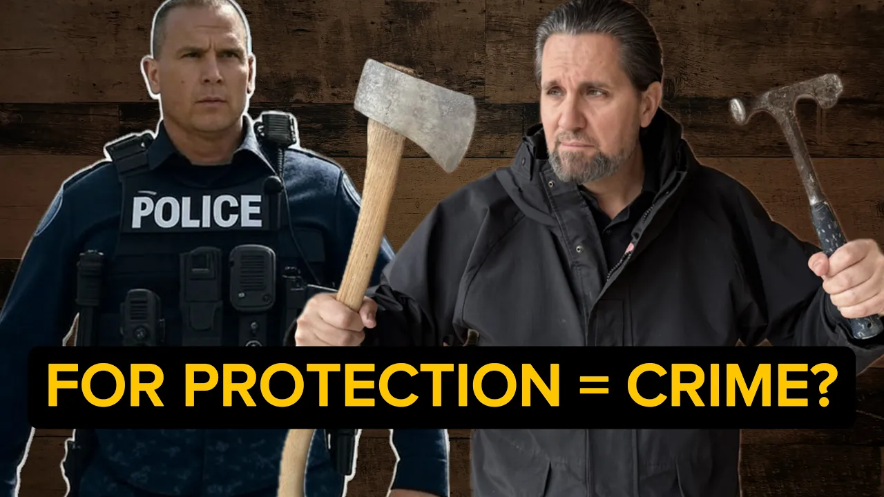 In Canada, anything can be a weapon - depends why you have it