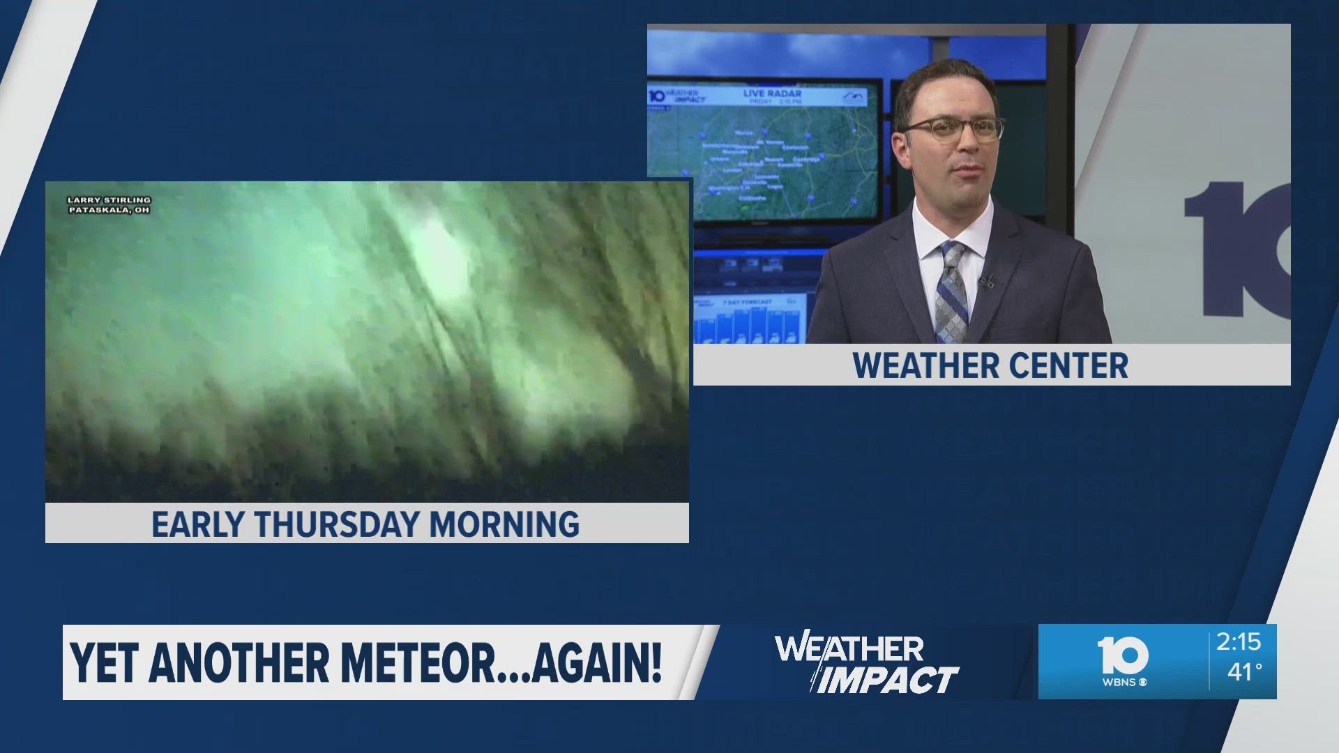 Another fireball meteor spotted over Ohio