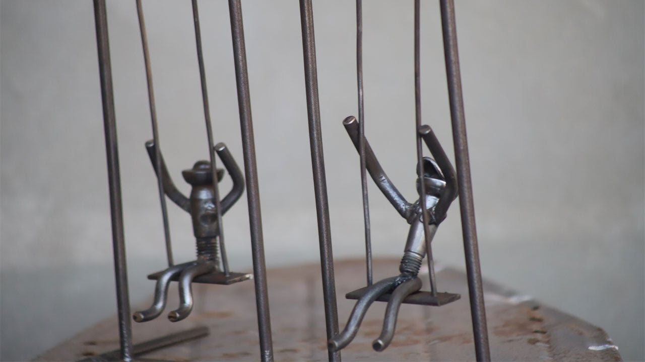 Amazing inventions! welding art | swing | balance
