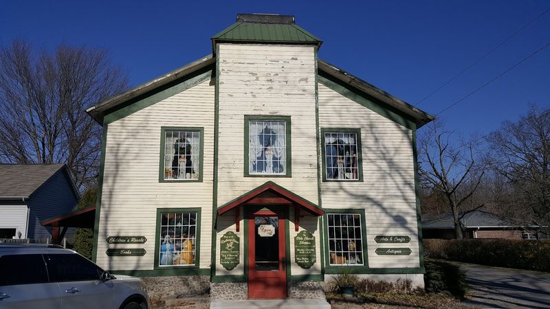 This Indiana antique store is tucked inside an old church and features ...