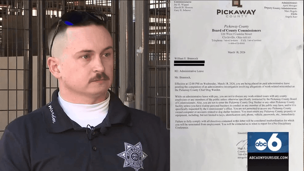 Records shed light on the firing of Pickaway County chief dog warden a ...