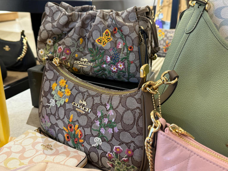 Coach Outlet has a new floral embroidery collection that's perfect for ...