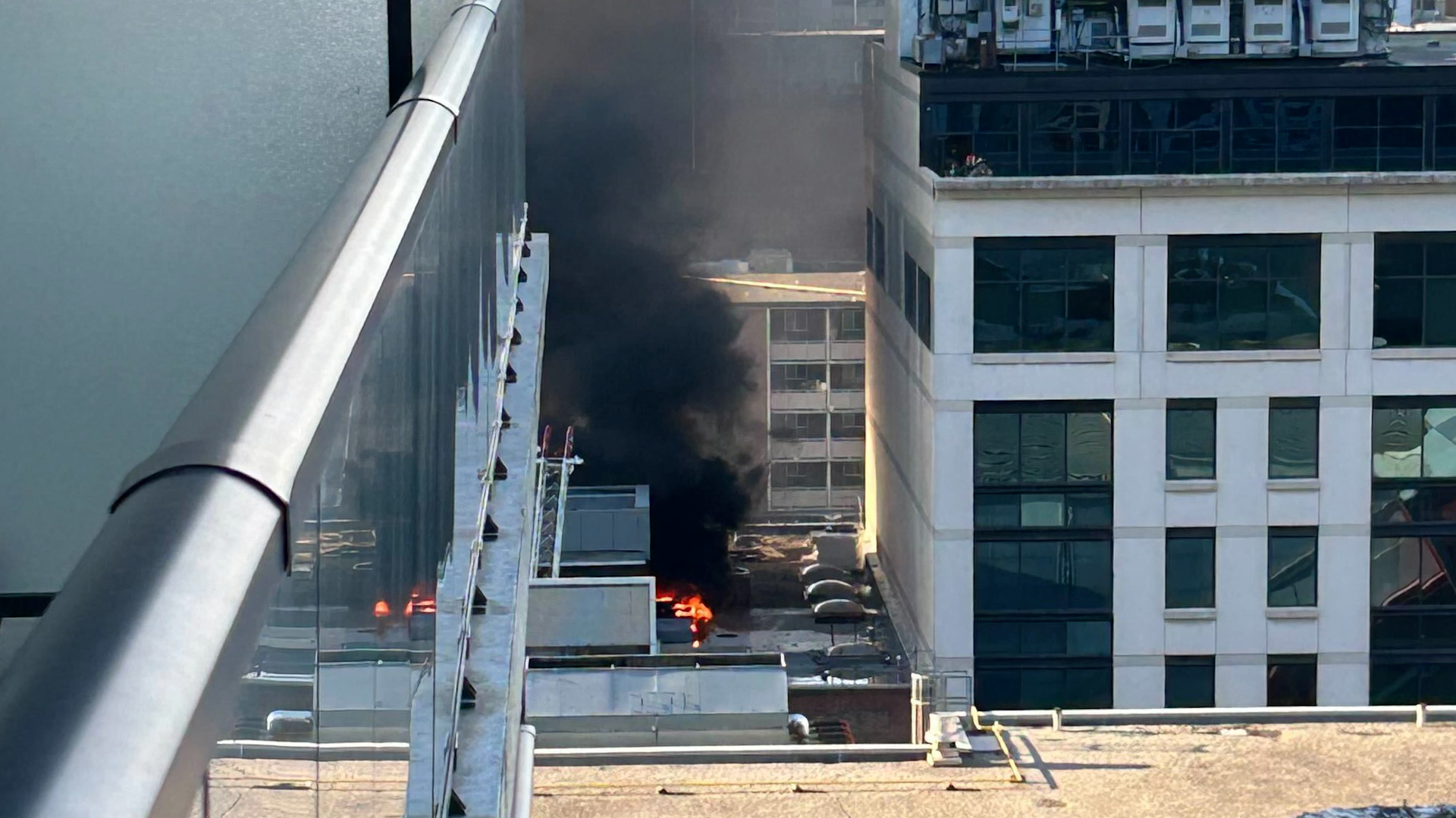 Propane tanks explode in downtown Toronto