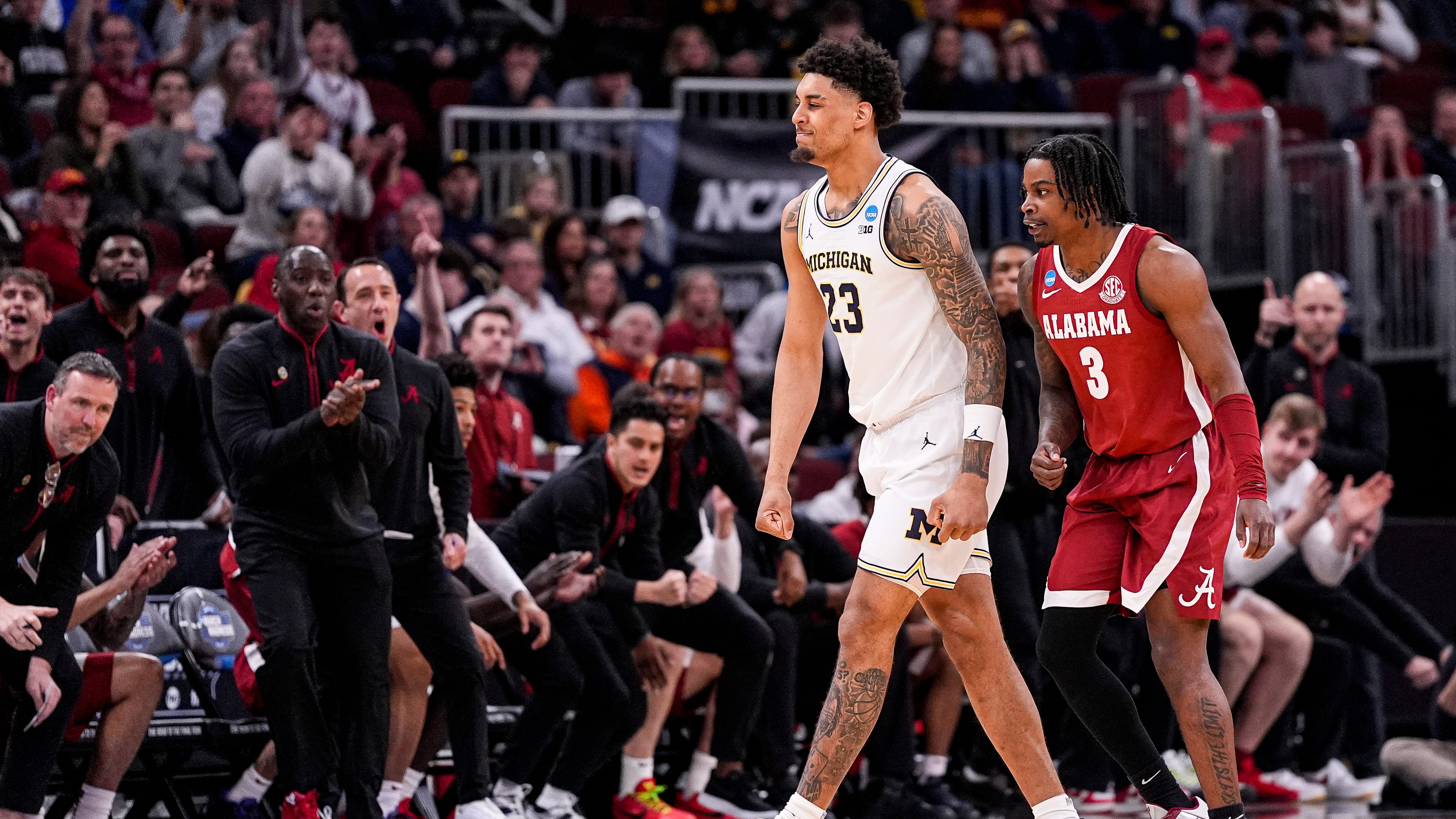 Michigan's Yaxel Lendeborg on how his mom impacts his play from the stands