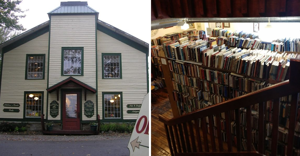 This Indiana antique store is tucked inside an old church and features ...