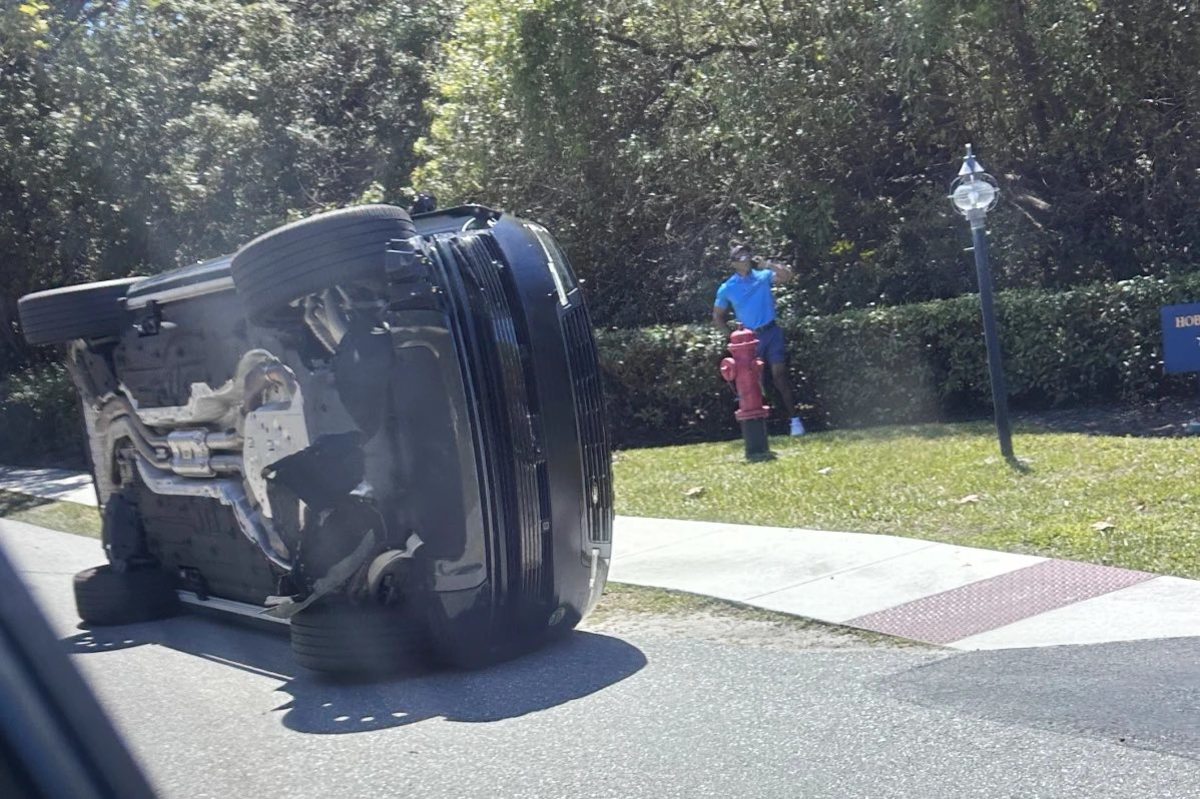 Tiger Woods rolls over his Range Rover and is charged with DUI in Florida