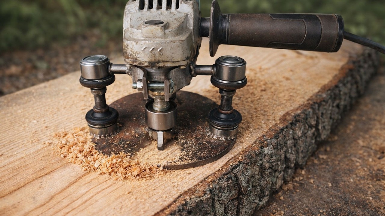 DIY eccentric sander: Transform your angle grinder with repurposed car ...