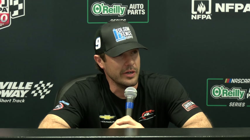 Lee Pulliam tears up ahead of O'Reilly debut at Martinsville