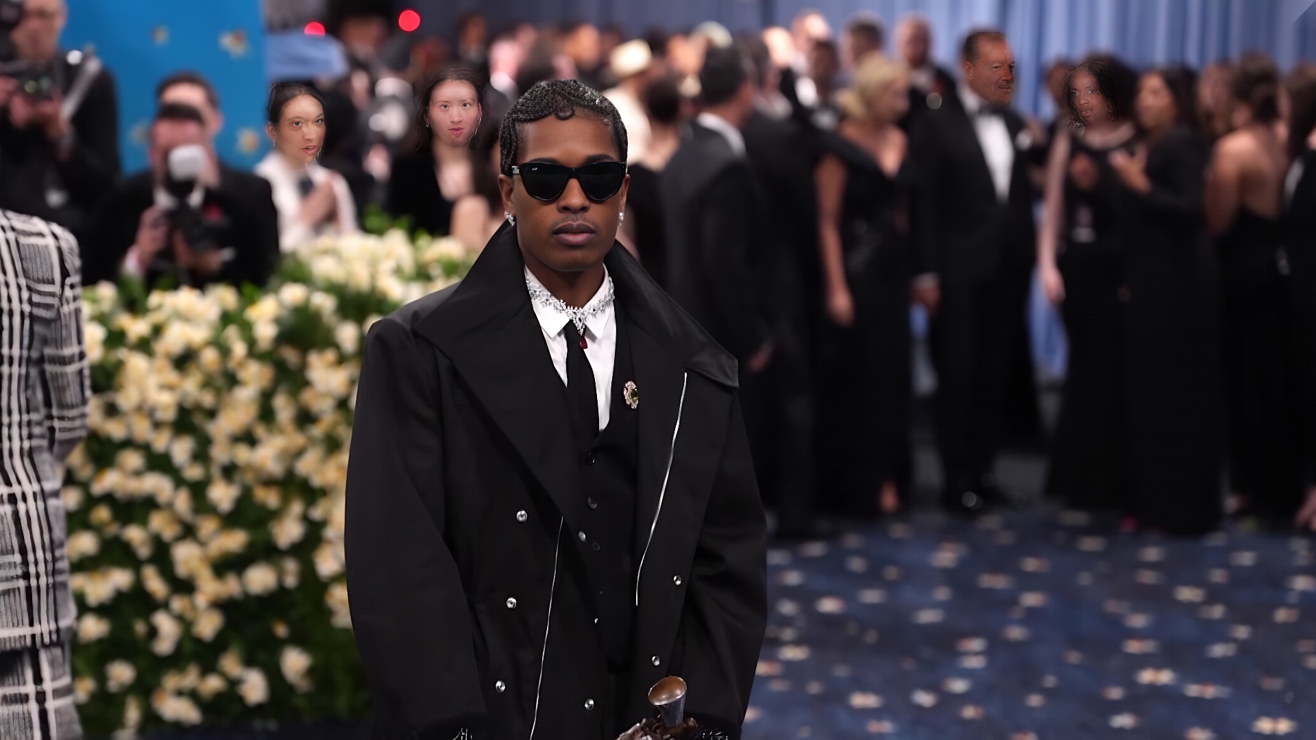A$AP Rocky celebrates his new role as a father at the CFDA Fashion Awards