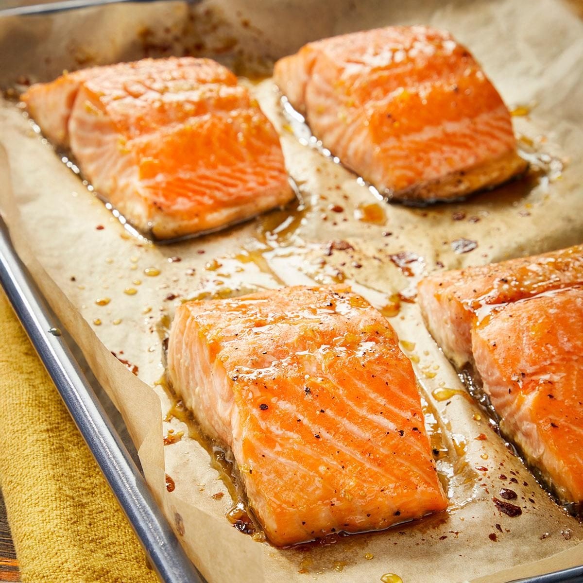 Hot honey salmon
