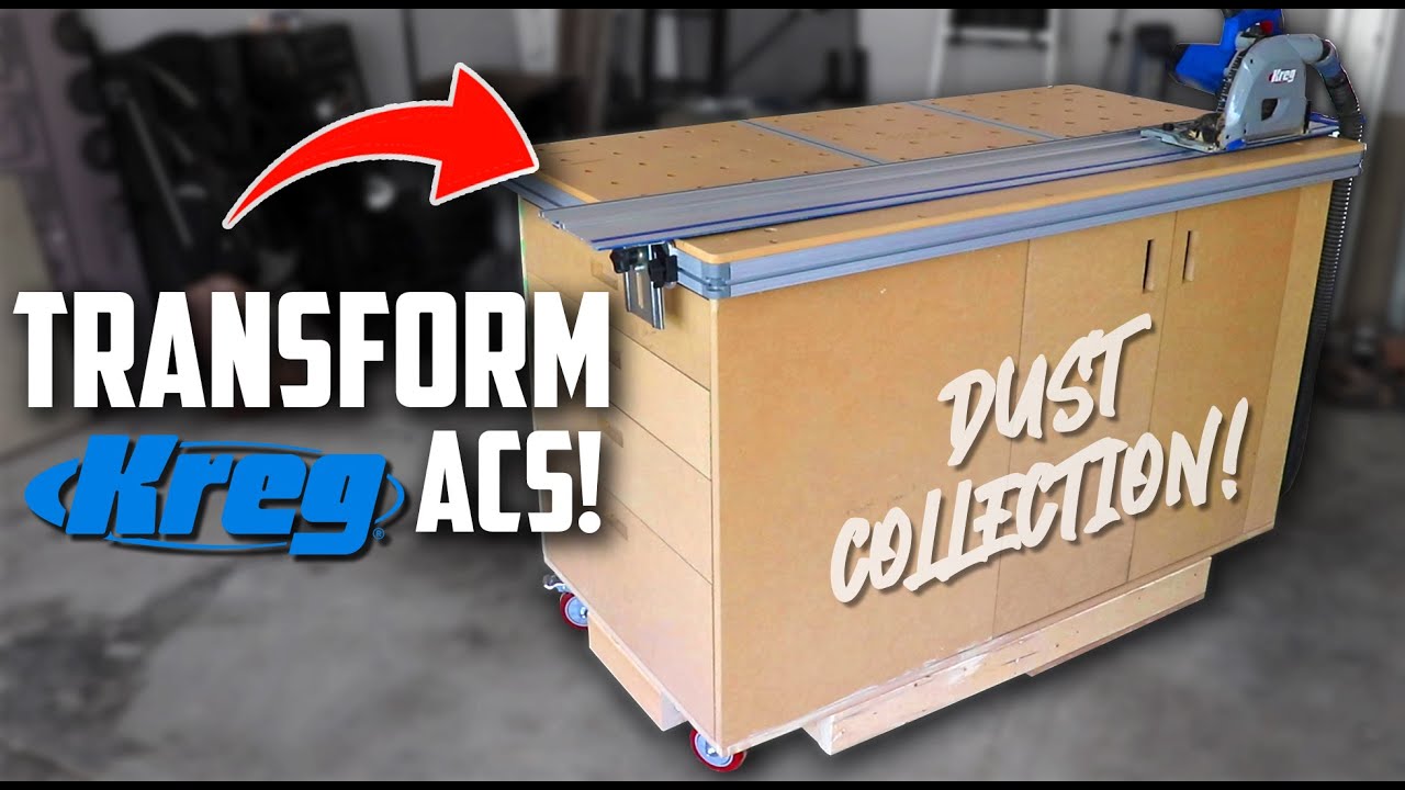 I built a dust collection system for my workbench! 💡