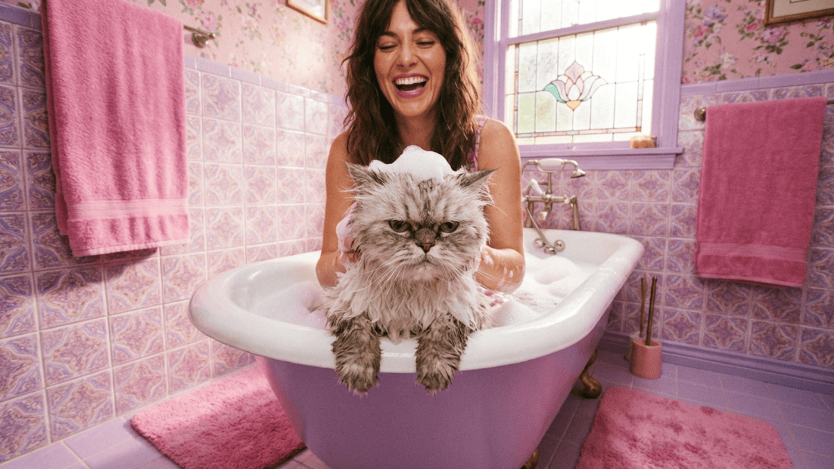 Bathing your cat? 6 tips to make it actually pleasant