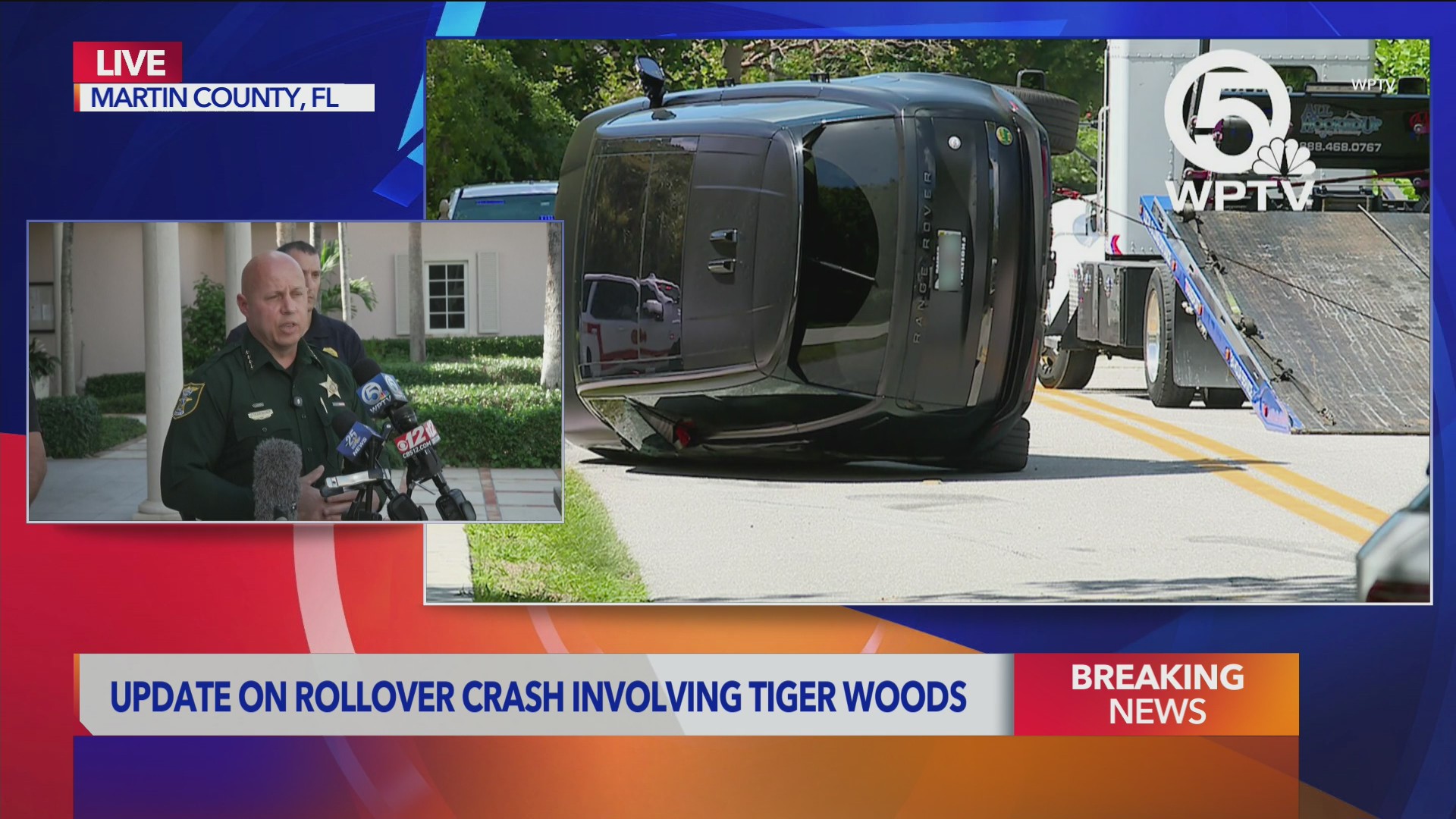 Tiger Woods arrested on suspicion of DUI after crash: Sheriff