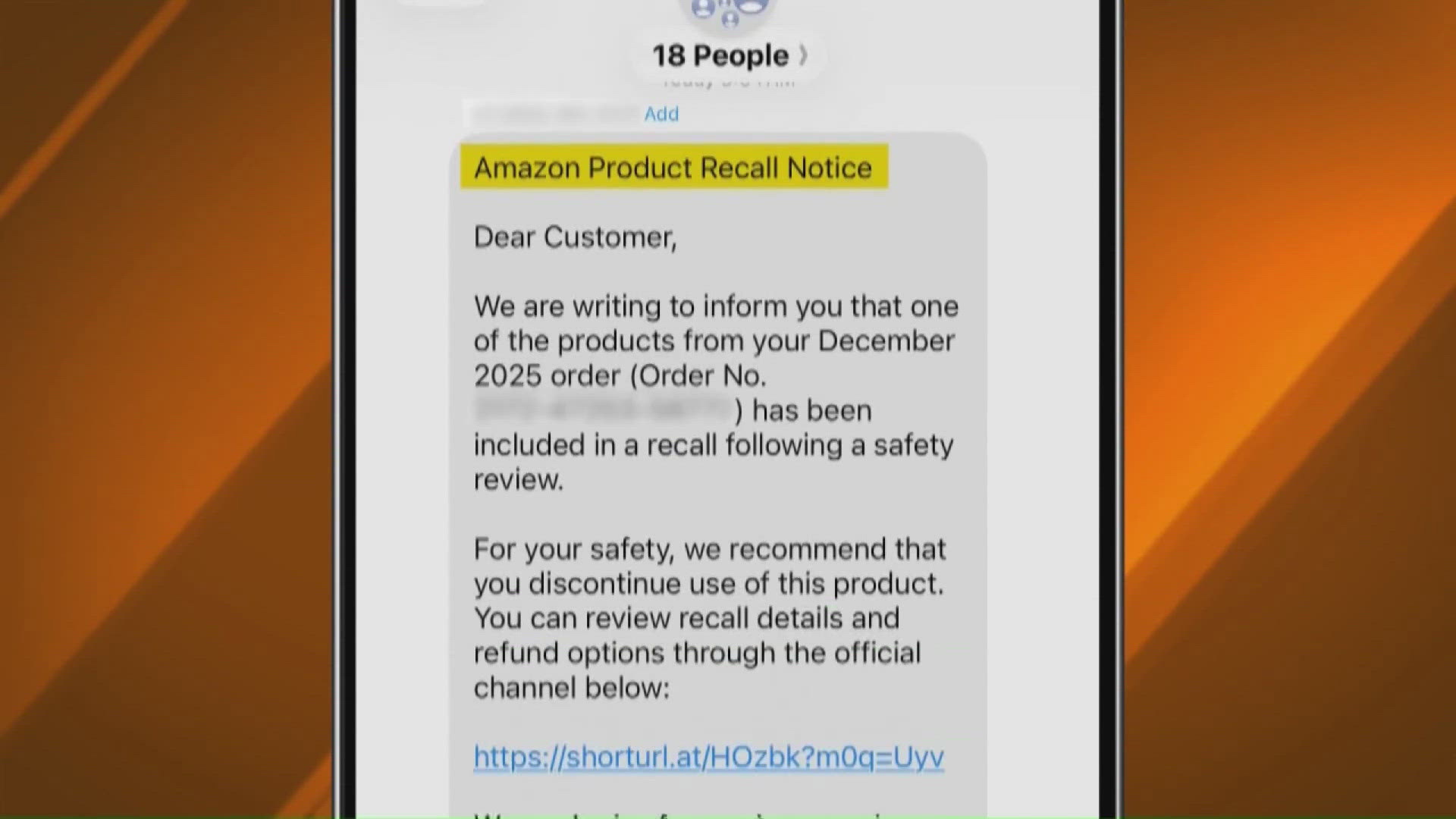 Experts warn of Amazon recall text scam targeting shoppers | 2WTK