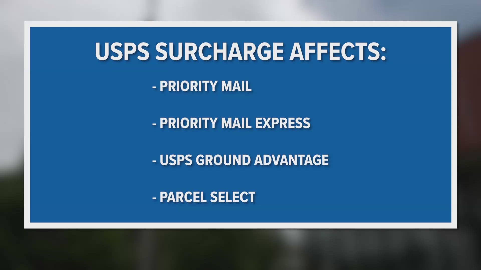 USPS announces 8% surcharge on packages amid increased gas prices