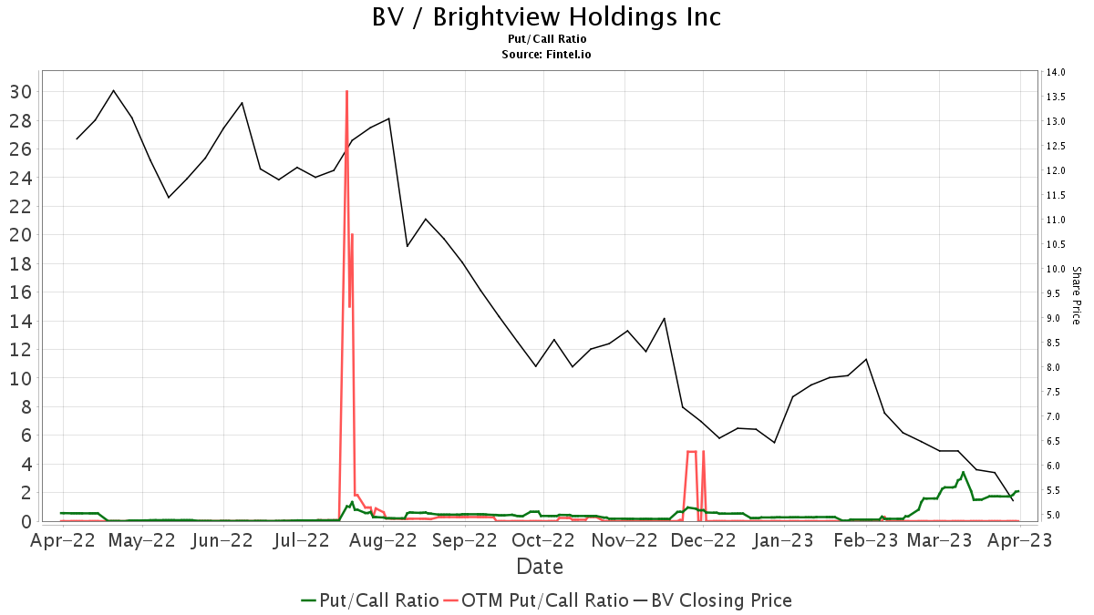 JP Morgan Upgrades BrightView Holdings (BV)