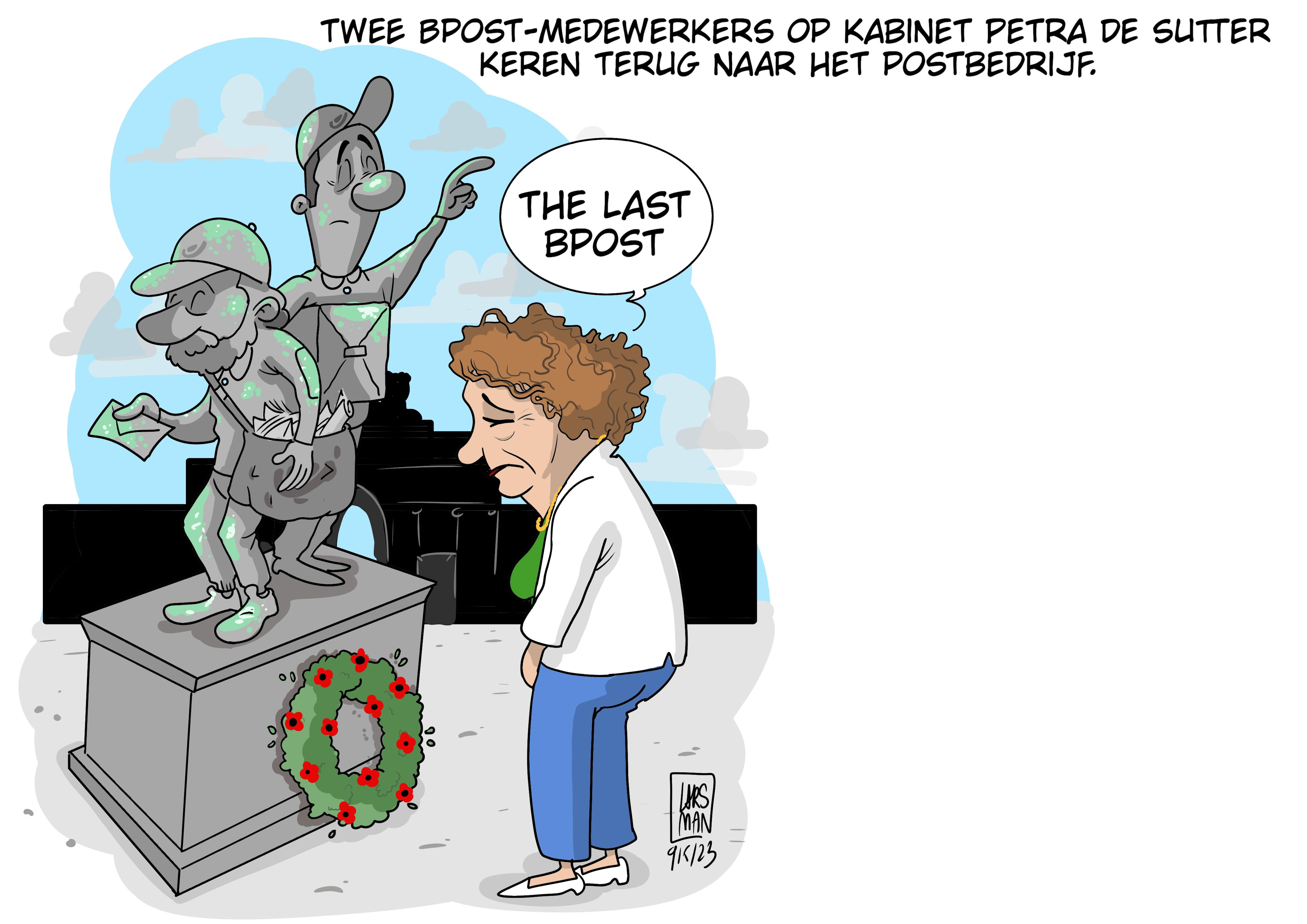 Petra De Sutter straft Bpost