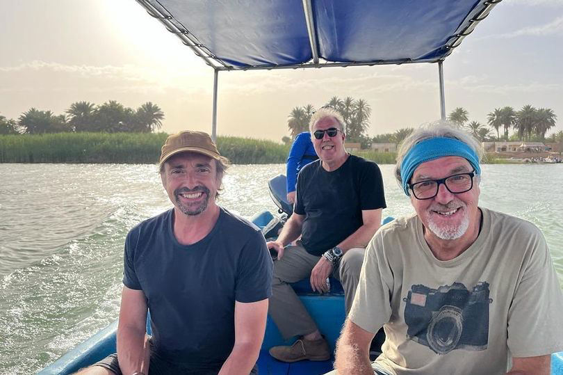 Jeremy Clarkson mocked by Grand Tour co-star James May with rude dig Jeremy Clarkson mocked by Grand Tour co-star James May with rude dig