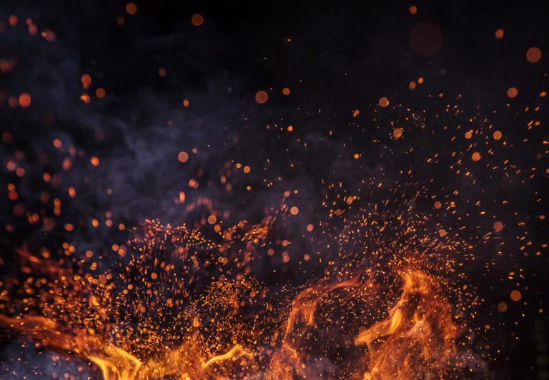 Penfield house fire closes stretch of Harris Road