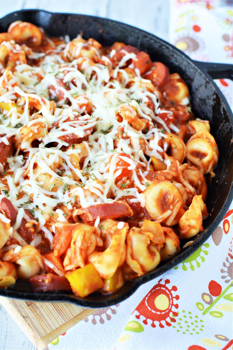 Sausage Tortellini Skillet Recipe
