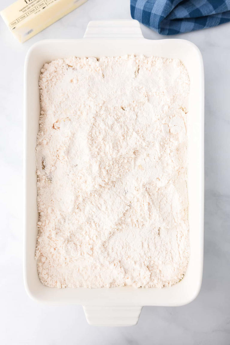 Easy Peach Dump Cake