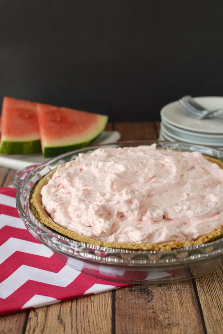Make an Easy Watermelon Pie Recipe