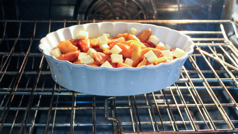 For a simple dessert, these maple brown sugar peaches are amazing