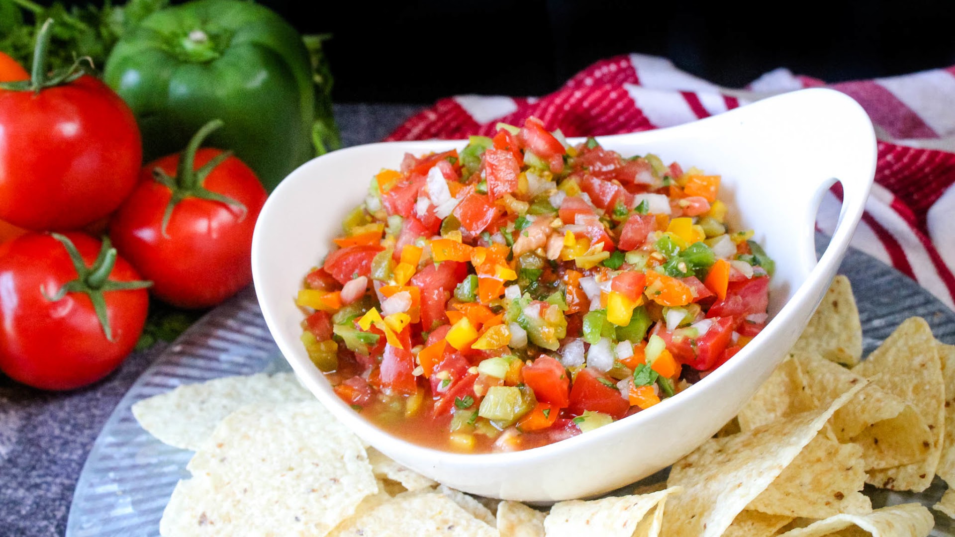 A Simple Fresh Salsa For Your Next Cookout - Garden Fresh Salsa