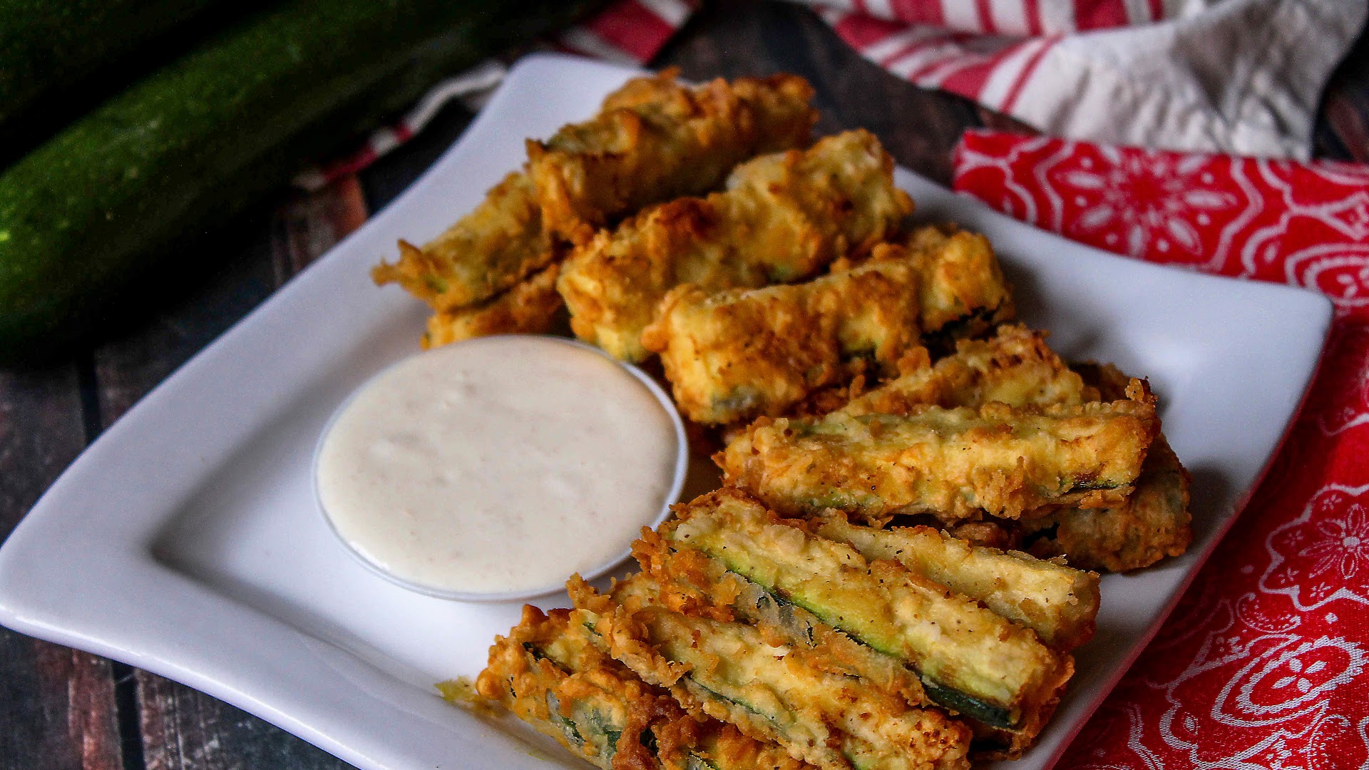 This Is A Good, Very Basic Recipe On How To Fry Zucchini - Fried Zucchini