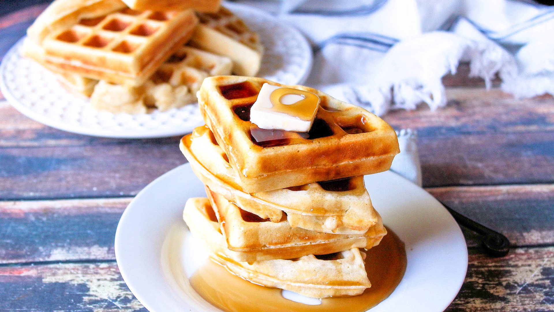 Forget About Pre-made Waffle Mixes, These Fluffy Waffles Are Easy To ...