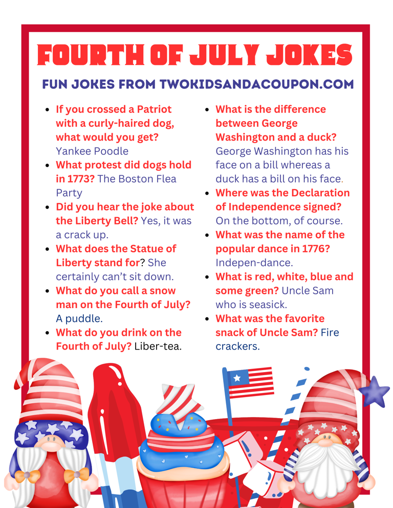 Fourth of July Jokes for Kids