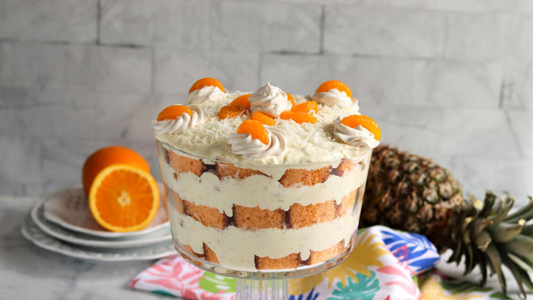 Fresh And Fruity, This Tropical Trifle Is Perfect For Summer