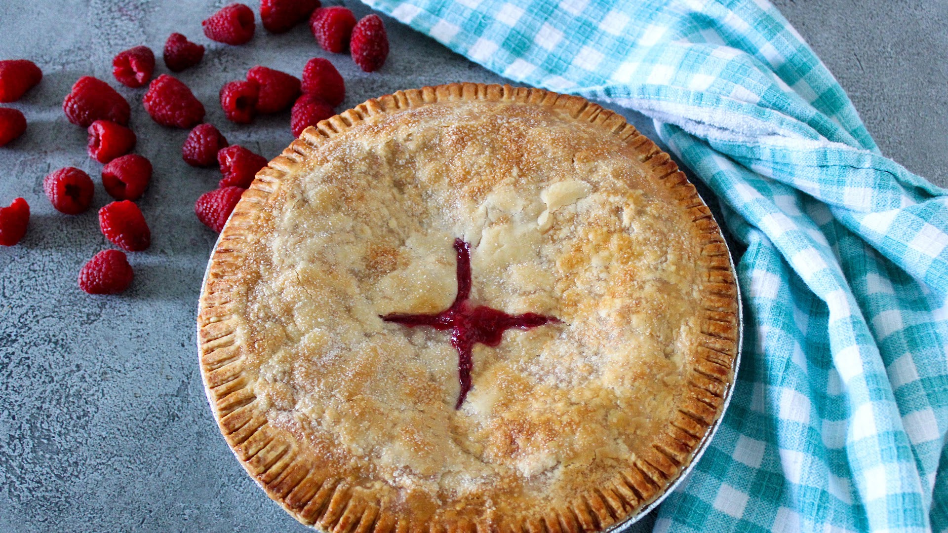 Fresh Raspberry Pie Is Perfect For Summer