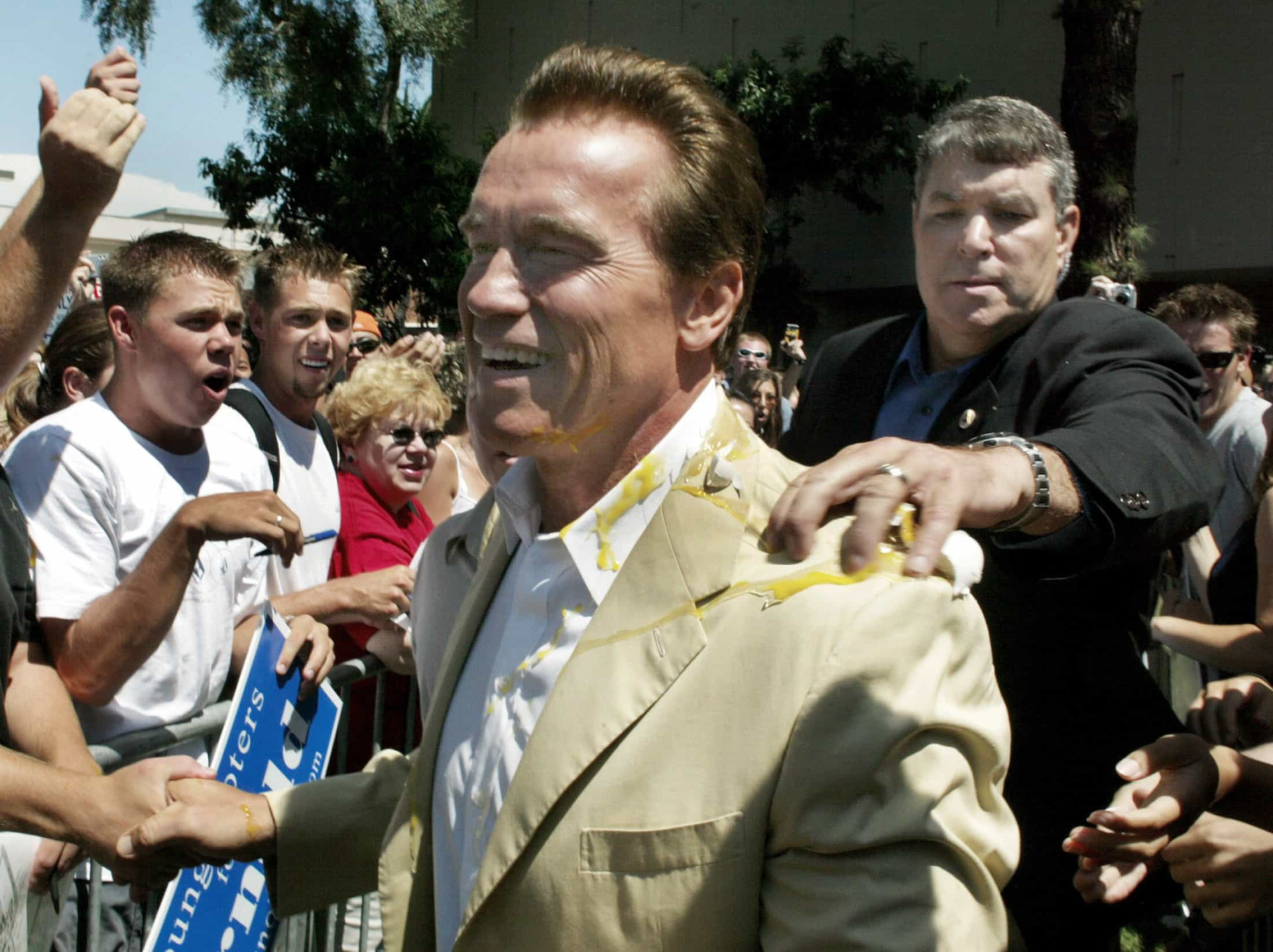 Famous people who've had random objects thrown at them