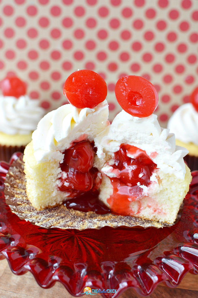 How to Make Cherry Filled Cupcakes