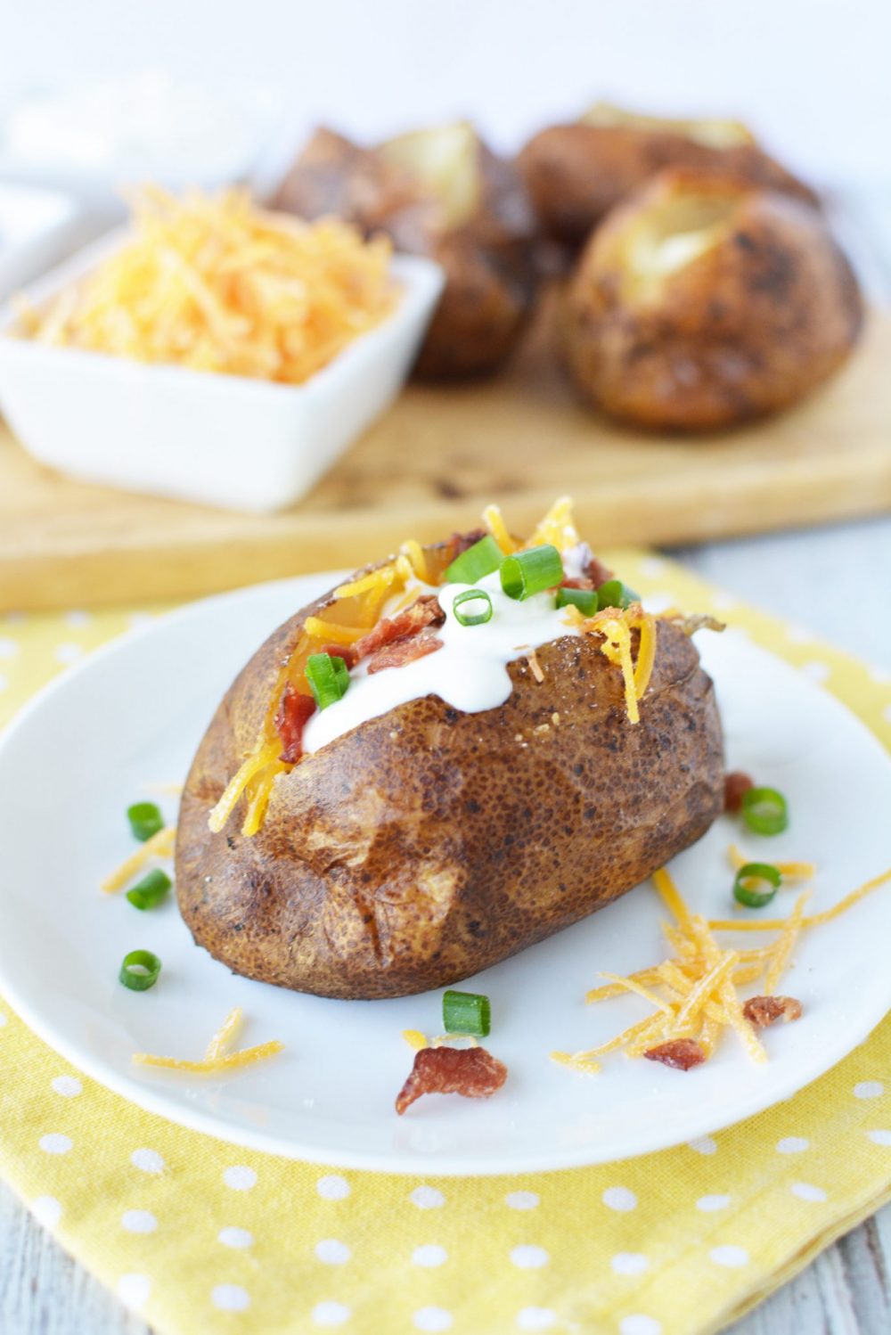 Make Dinner Worthy Crockpot Baked Potatoes
