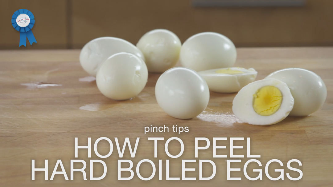 How to peel hard boiled eggs