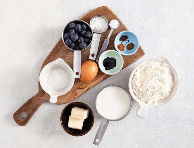 The Best Spiced and Fluffy Purple Blueberry Pancake Recipe