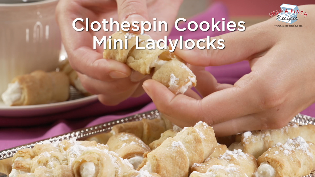 Clothespin Cookies (Mini Ladylocks)