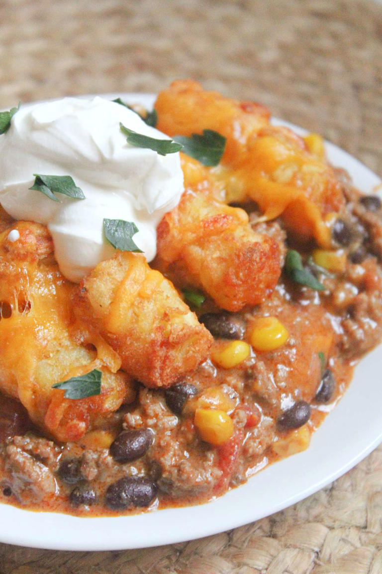 Taco tater tot casserole recipe