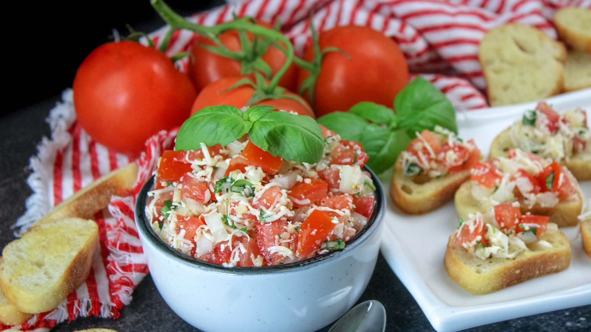 This twist on bruschetta is delicious when summer tomatoes are abundant ...
