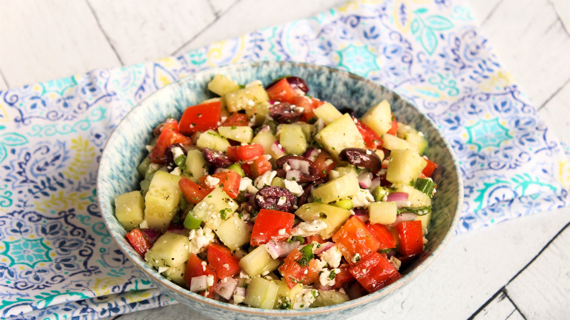 A Delicious Summer Meal! Pami's Chunky Chopped Salad