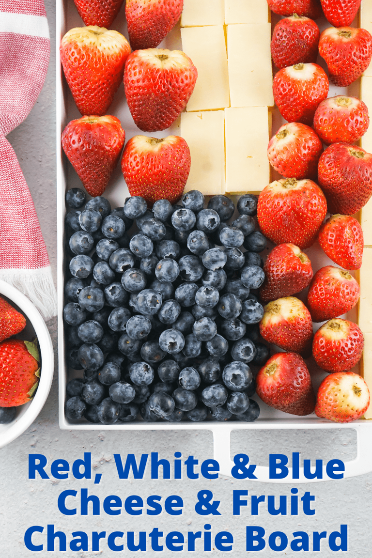 Red, white & blue charcuterie board