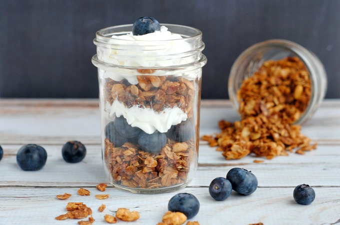 This Blueberry Granola Parfait is an Easy Breakfast