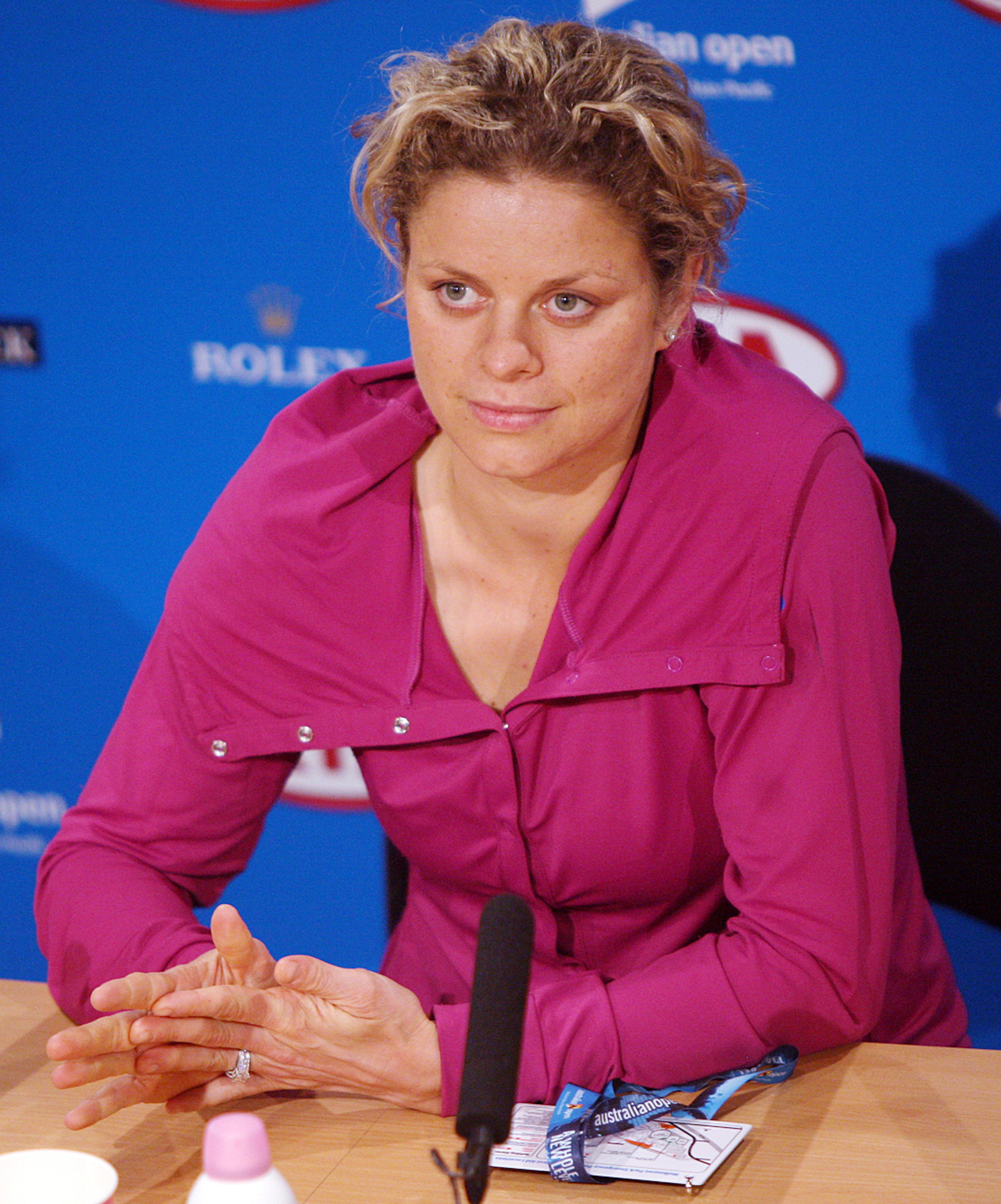 Kim Clijsters' first major triumph