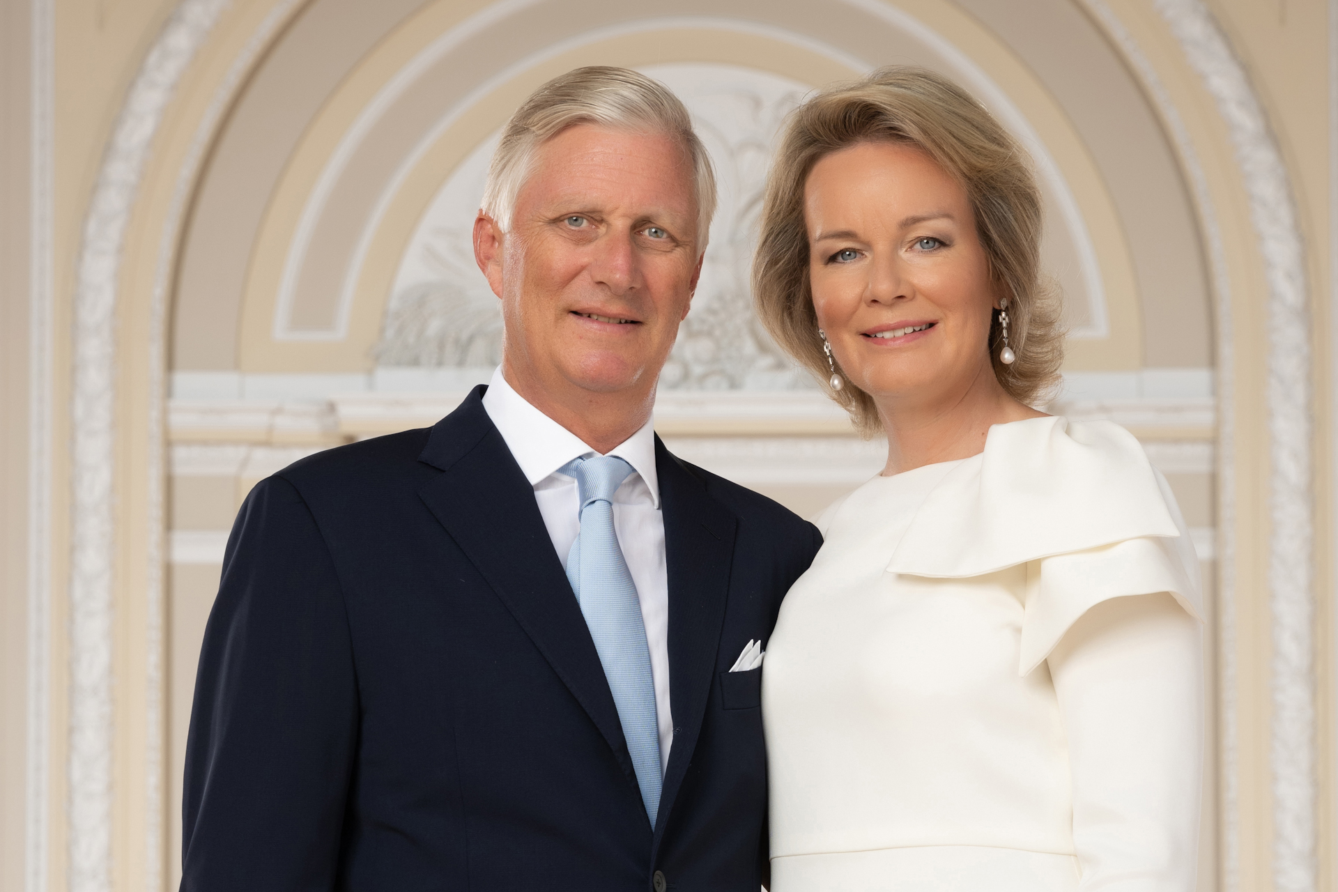 Stond koning Filip vast in de file?