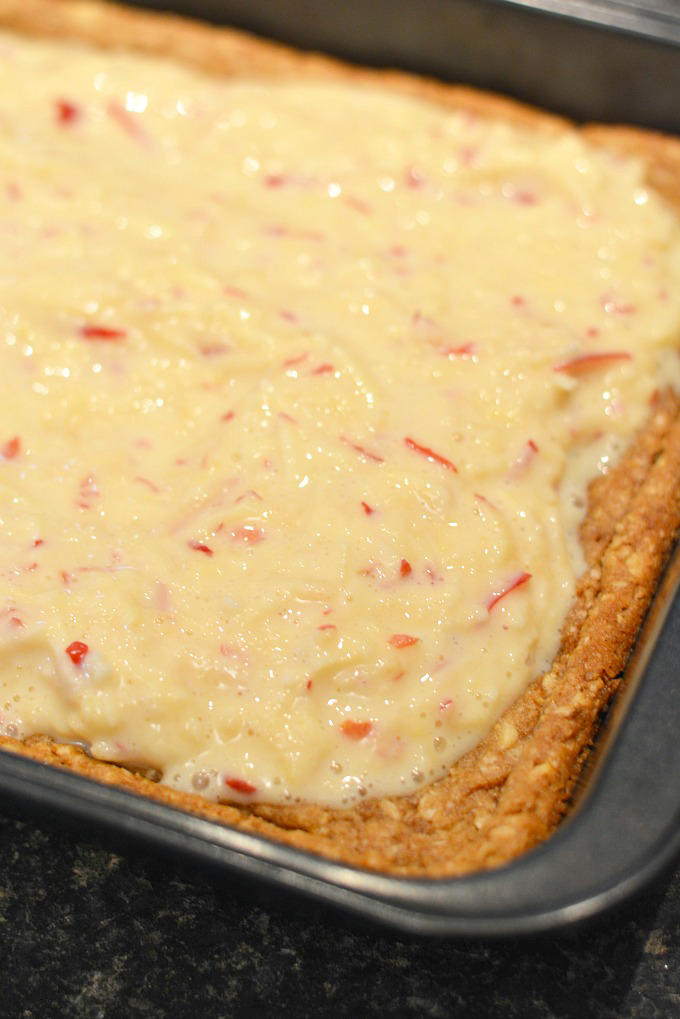 Oatmeal Walnut Apple Sour Cream Bars Recipe