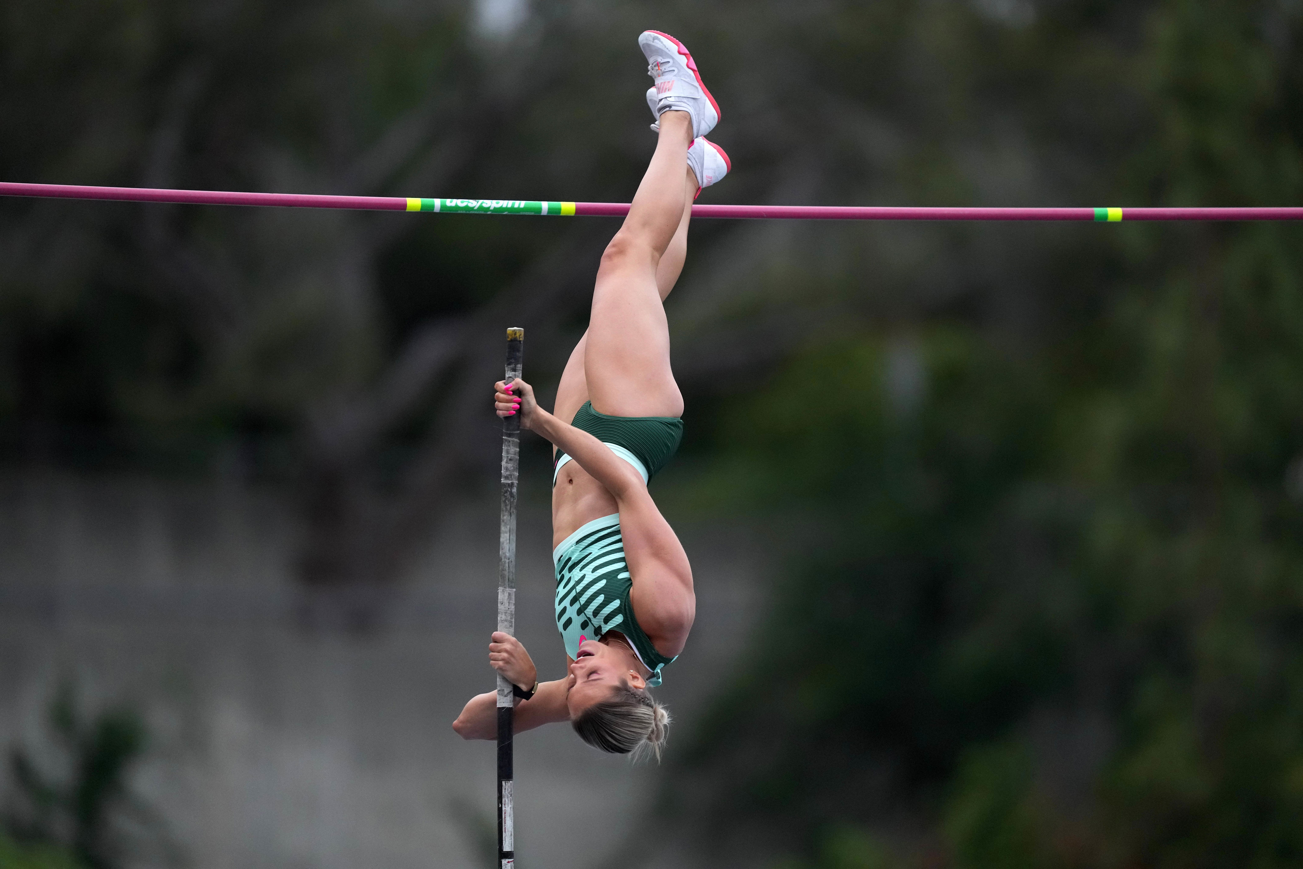 Canadian Olympic track and field star Alysha Newman in images